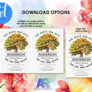 Family Reunion Invitation Template | Family Reunion Pary Invite ...
