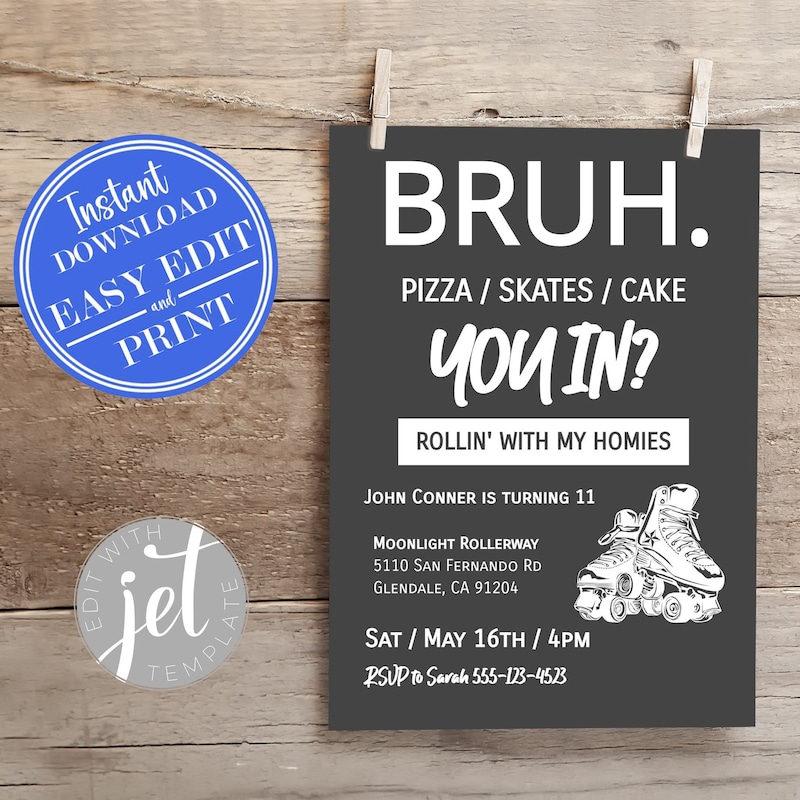 7 Birthday Skating - Etsy