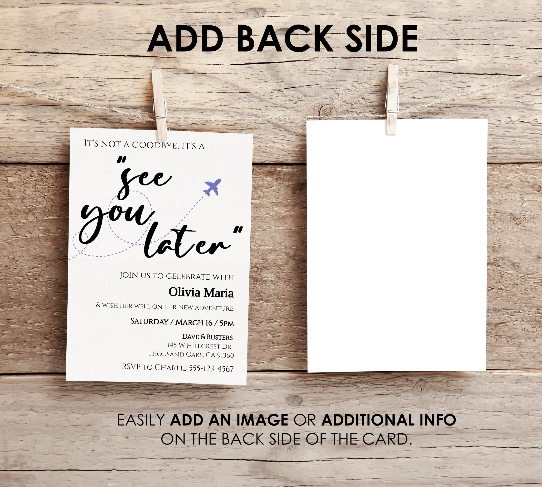 Farewell Going Away Invitation 5x7 | We're Moving Funny Goodbye Party ...