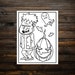 40 Halloween Coloring Book 1 Cover Page Printable Spooky Coloring Pages ...