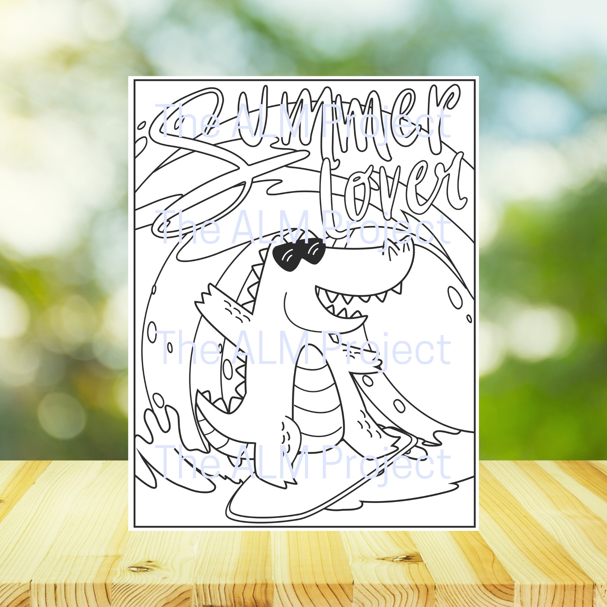 26 Kids Summer Coloring Pages Bundle, Fun Summer Coloring Book, Kids ...