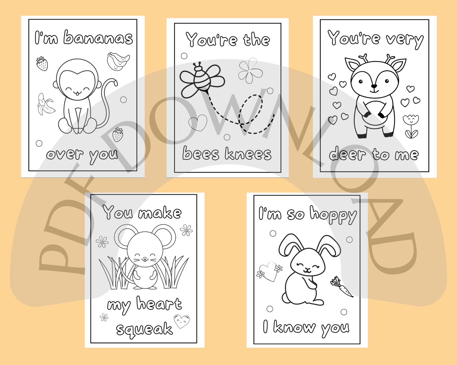 Children's Coloring Pages | 10 Printable Kids Classroom Activity ...