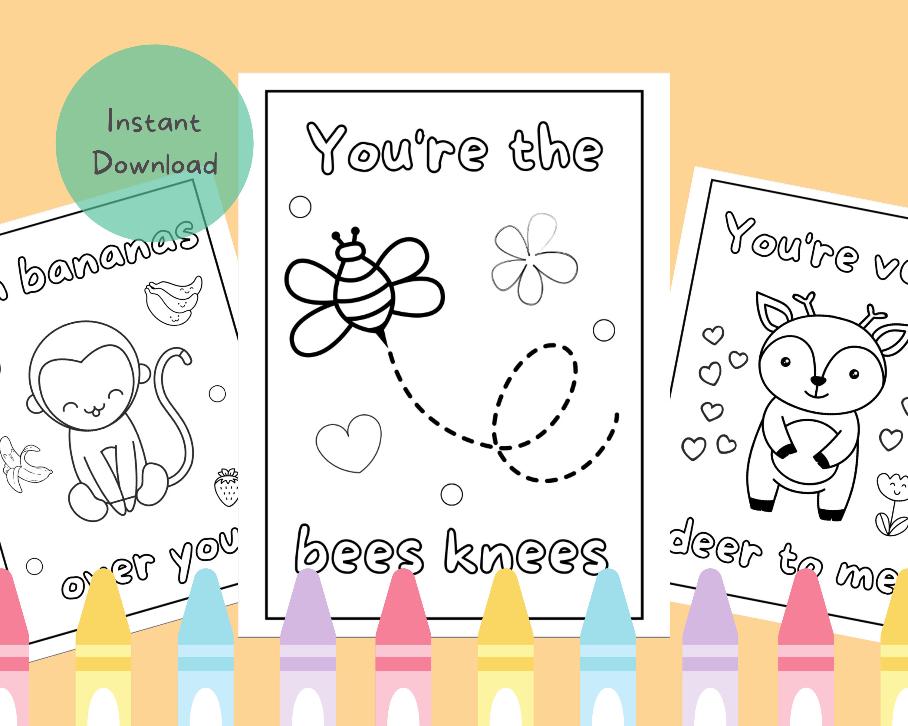 Children's Coloring Pages | 10 Printable Kids Classroom Activity ...