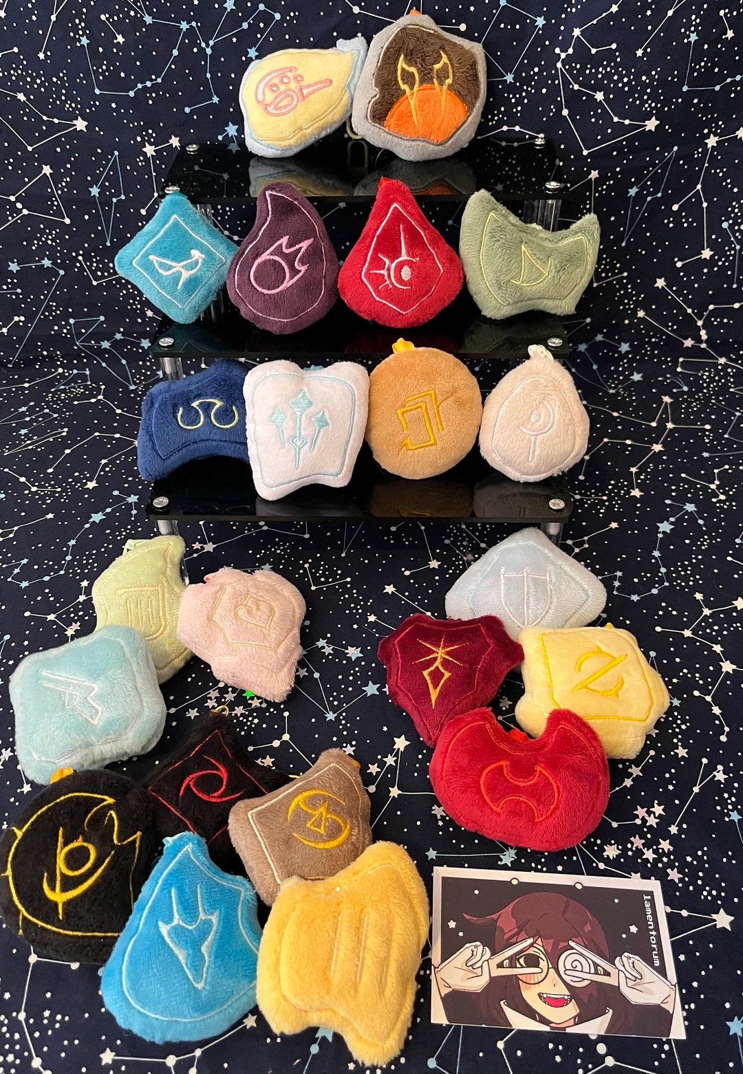 Final Fantasy XIV Plush Job Soul Stone Keychain - Etsy