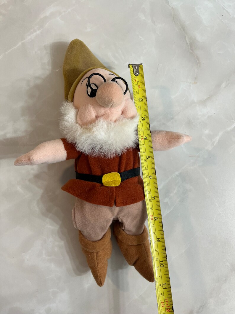 Disney Store Disneyland Resort Doc Dwarf From Snow White Mini Bean Bag ...