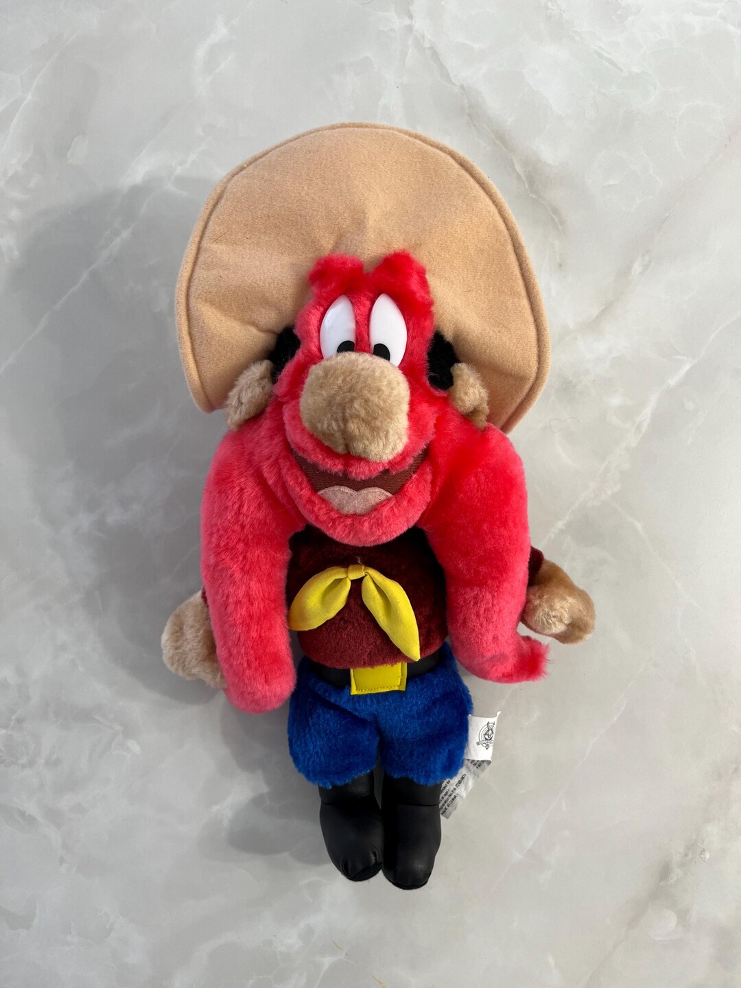 Vintage 1997 Yosemite Sam Plush Doll Looney Tunes Cartoon Stuffed 11 ...