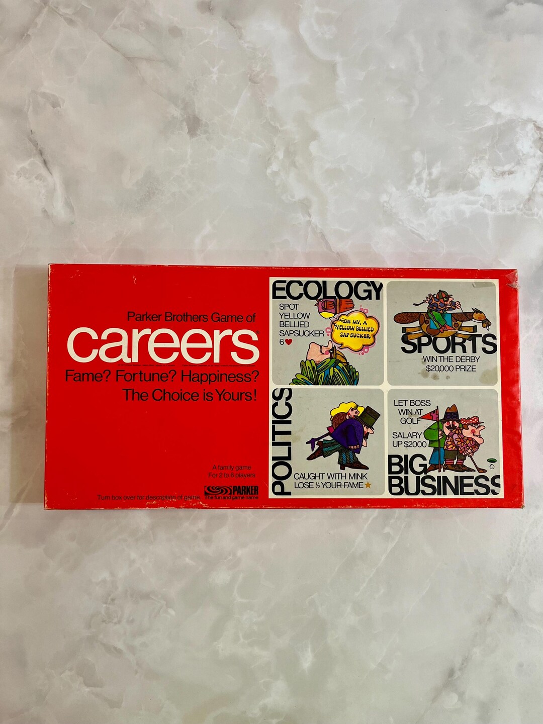 Vintage 1976 Careers Board Game by Parker Brothers Complete - Etsy
