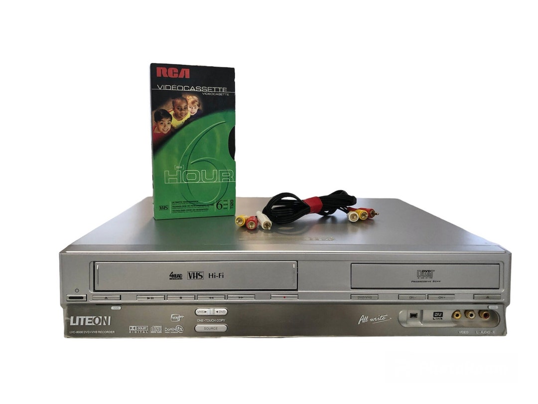 Liteon LVC-9006 DVD VHS Recorder 4 Head Hi-fi Vcr Plus Combo - Etsy
