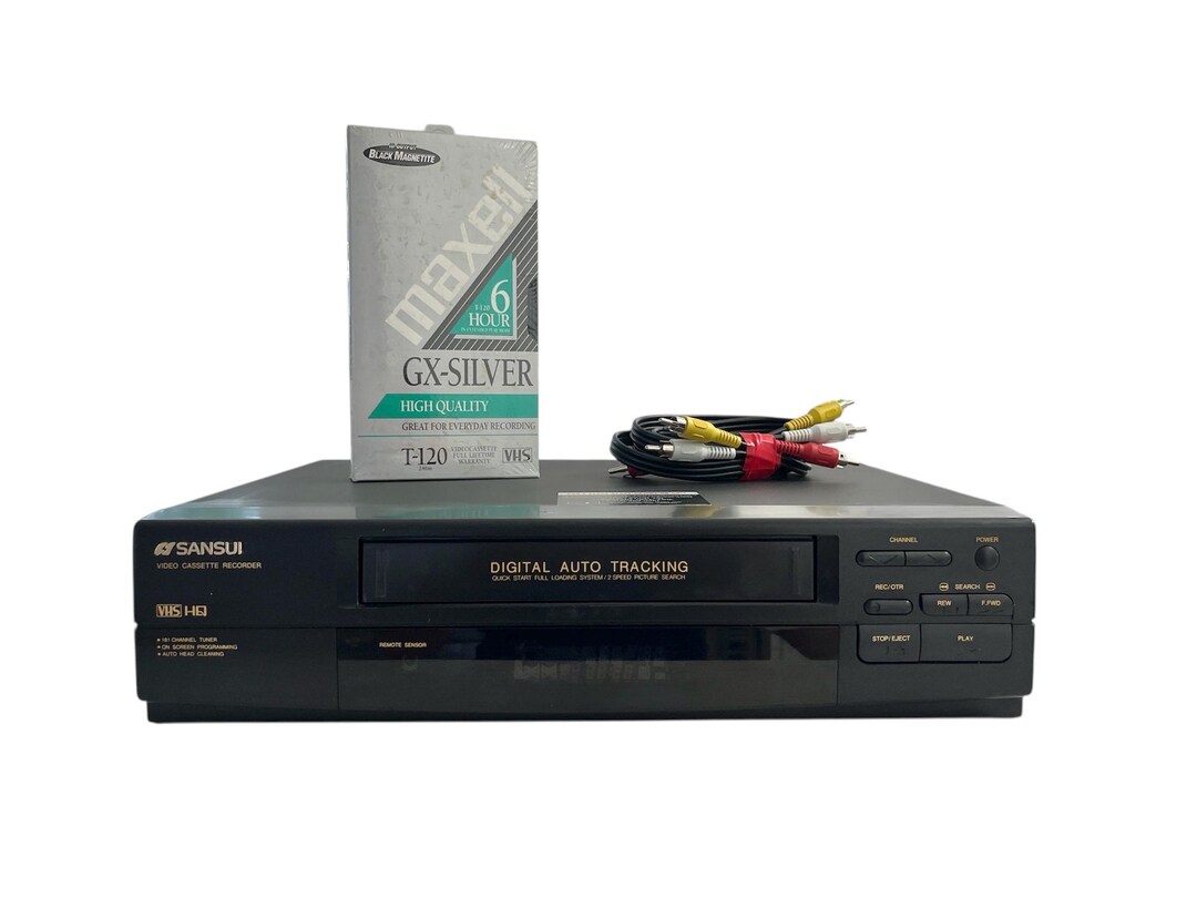 Sansui HQ Quick Start Full Loading System VCR Video Cassette Recorder ...