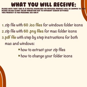 60 Retro Folder Icons for Mac & Windows. Colorful Desktop Icon Set for ...