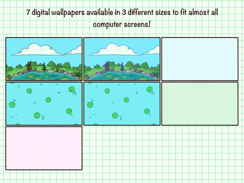 Cute Desktop Wallpapers Frog Folder Icons for Mac & Windows. - Etsy