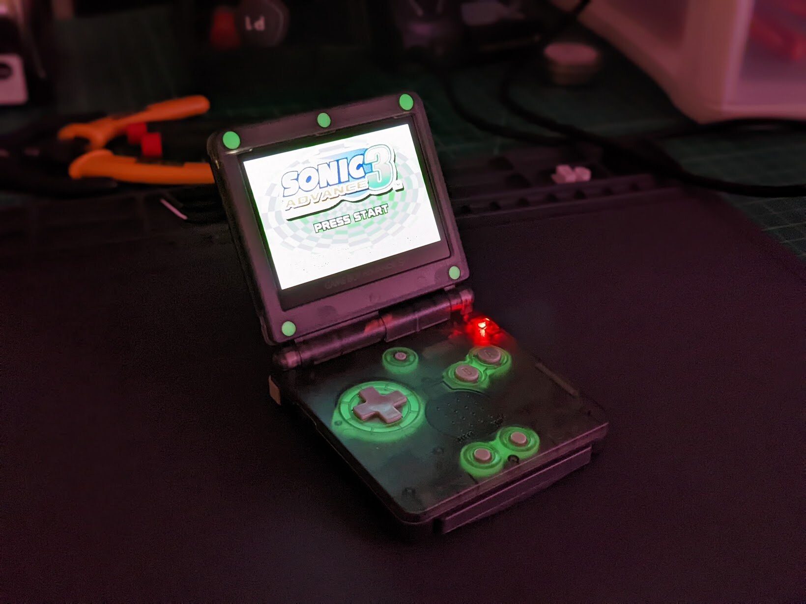 Game Boy Advance SP Console W/new IPS Backlit Screen new - Etsy