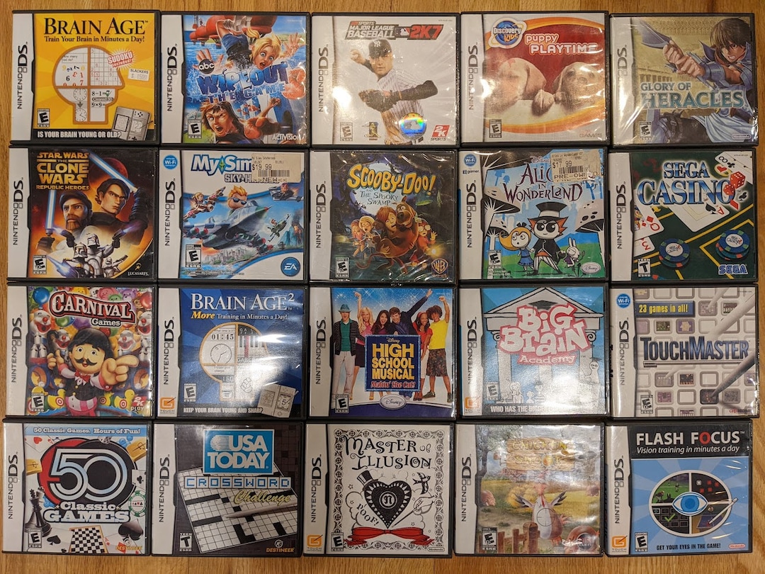 Nintendo DS Games Complete Group 1 Etsy Australia