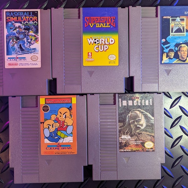 Nintendo Nes Games - Etsy