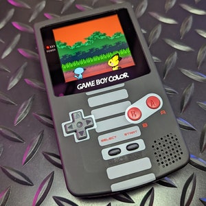 Game Boy Color XL-IPS Backlit Screen DMG Dark Custom - Etsy