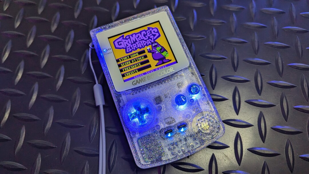 Game Boy Color IPS Backlit Screen & Accessories Sparkle - Etsy