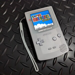 Game Boy Color XL IPS Backlit Screen White Out Custom GBC - Etsy