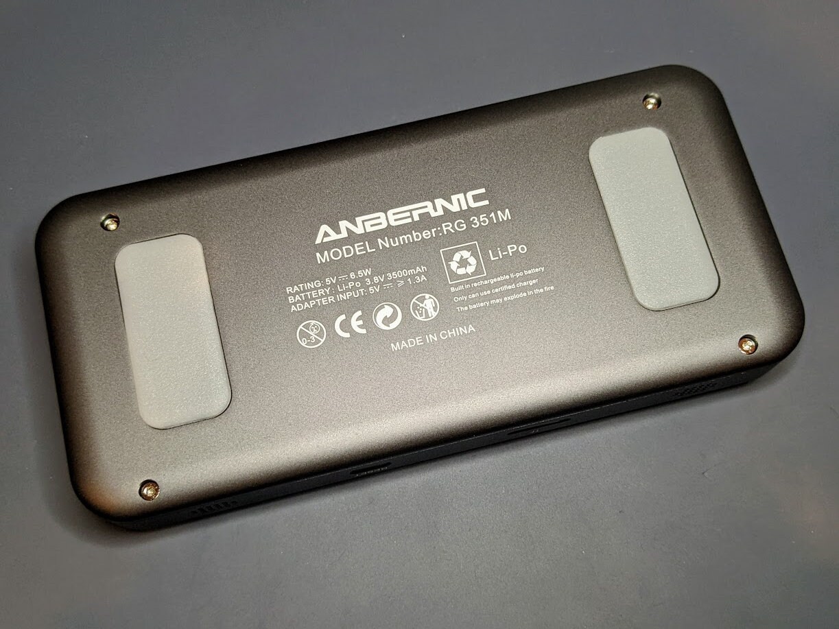 Anbernic RG351M New Aluminum Matte Black 128GB Pre-configured Handheld ...