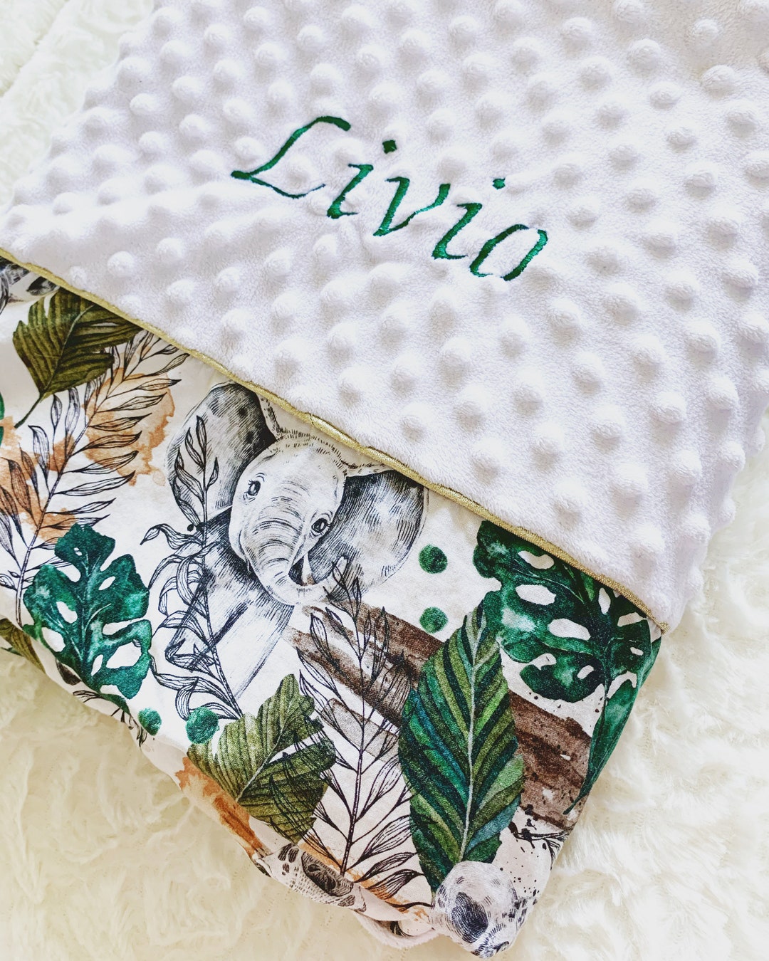 Couverture bébé personnalisée - Etsy France