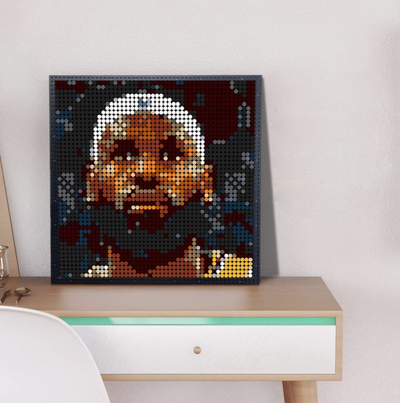 2304 Pieces Custom LEGO® MOC Lebron James Pixel Art Mosaic - Etsy