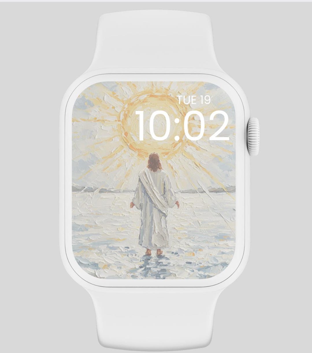 Religious Apple Watch Wallpaper, Christian Watch Face, Jesus Walking on ...