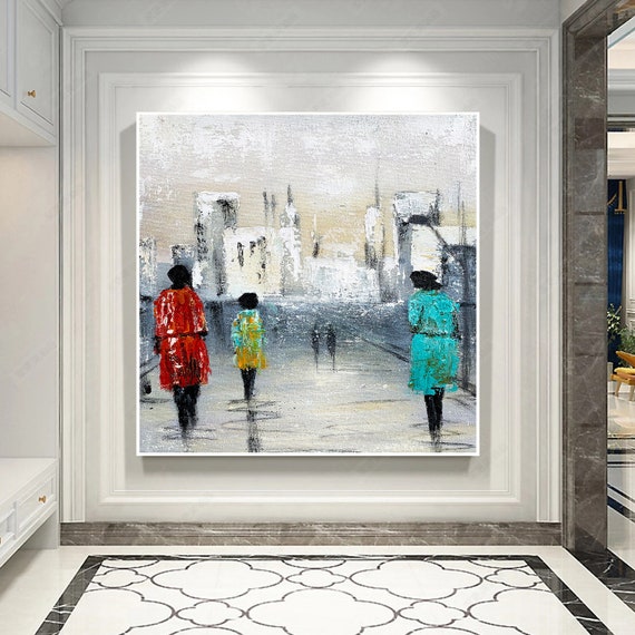 People Painted On Canvas