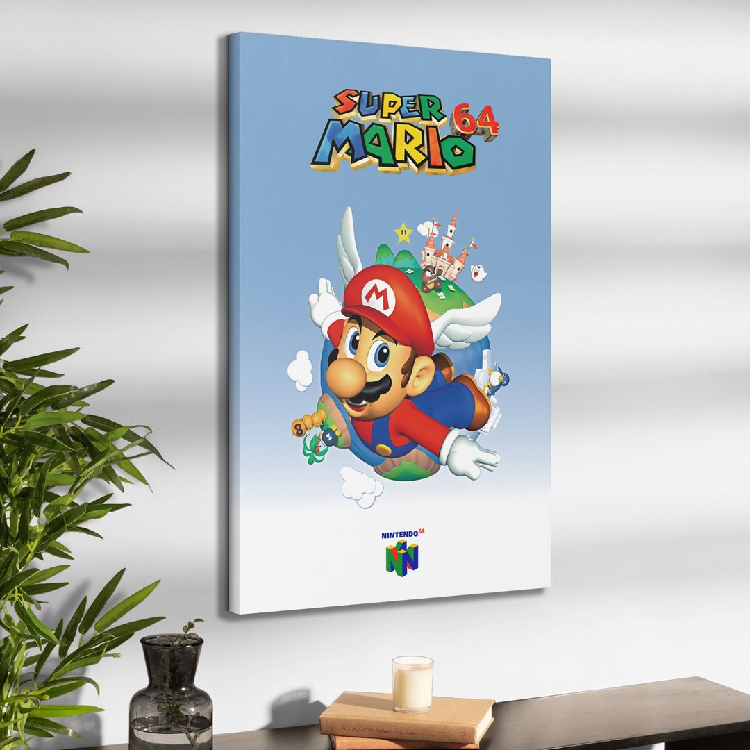 Super Mario 64 Posters & Canvas Art - Etsy