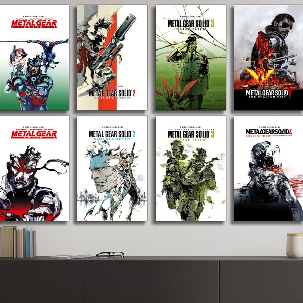 Metal Gear Solid Poster Poster - Etsy