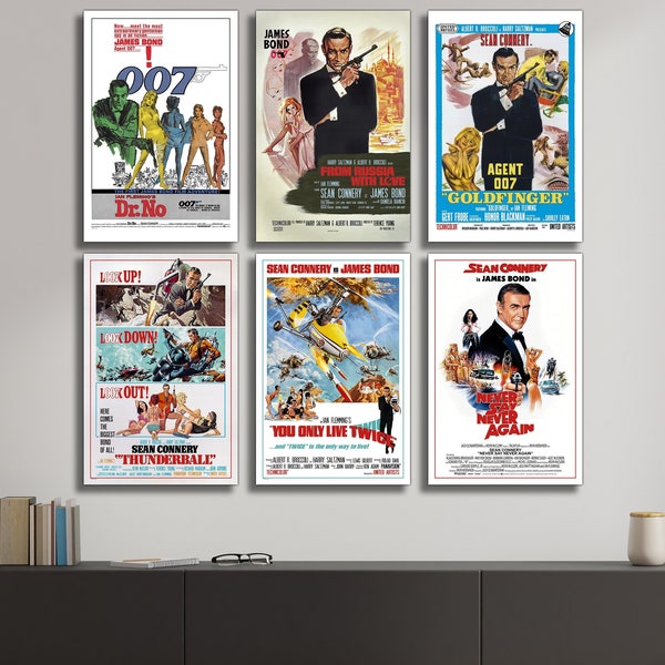 James Bond Poster - Etsy