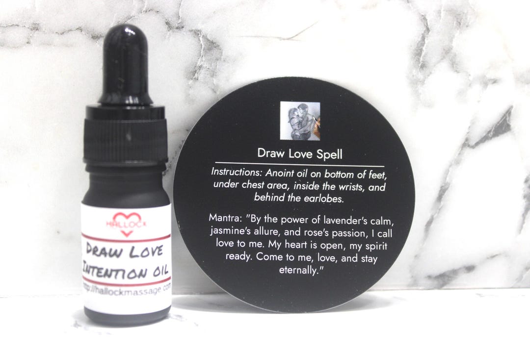 Draw Love Intention Oil With How-to Card - Etsy