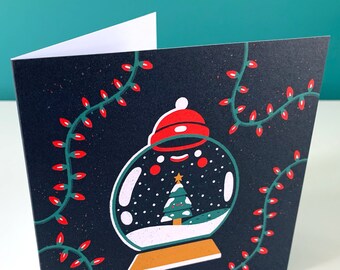 Square Snow Globe - Etsy