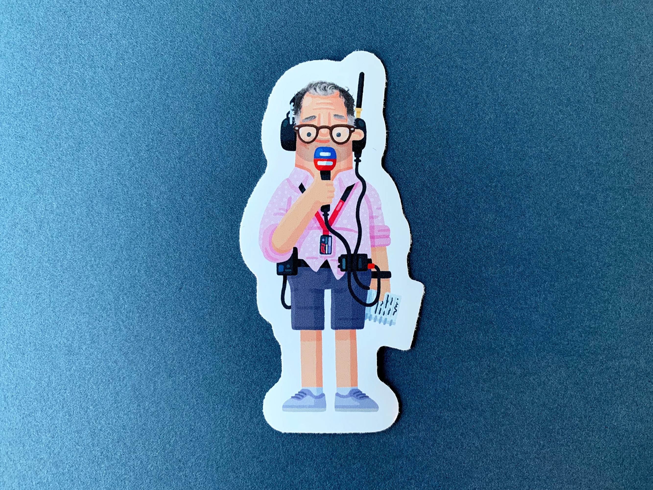 Ted Kravitz Sticker, Ted's Notebook Inspired Fan Art, Formula 1 Fan ...