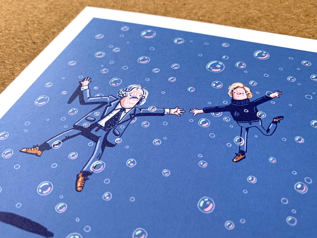 Fizzy Lifting Drink Print Grandpa Joe & Charlie Chocolate - Etsy