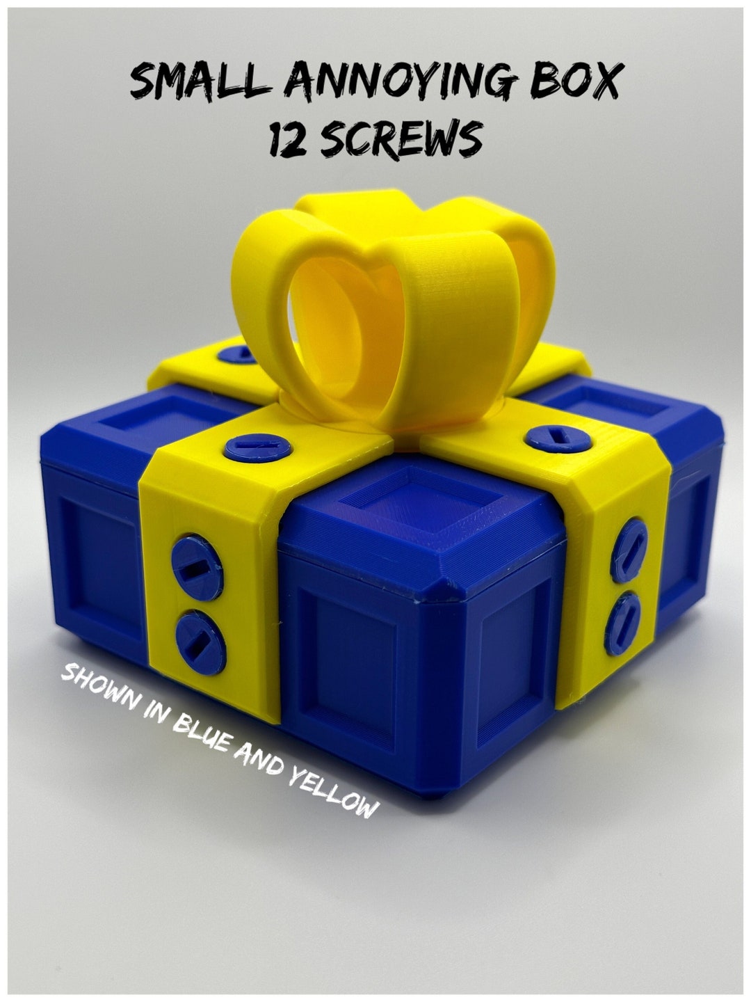 Small Annoying Gift Box - 12 Screw Edition - Etsy