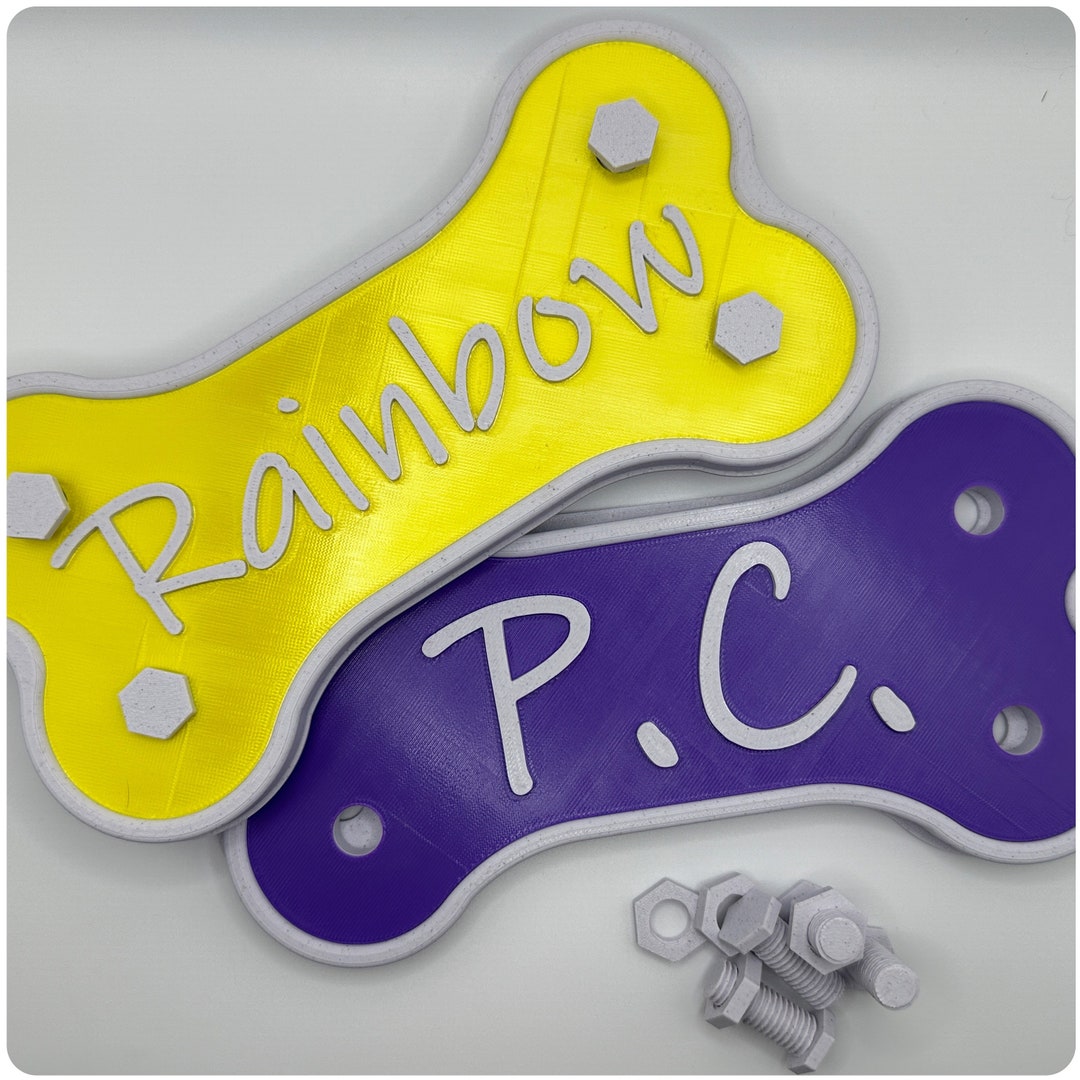 Personalized Kennel Name Plates - Customized Pet Crate Tags With ...