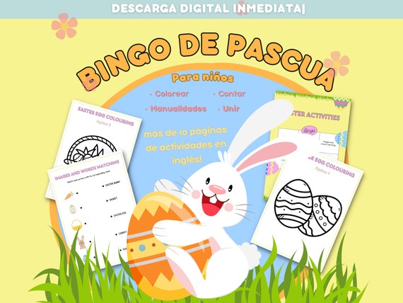 bingo da pascoa para imprimir