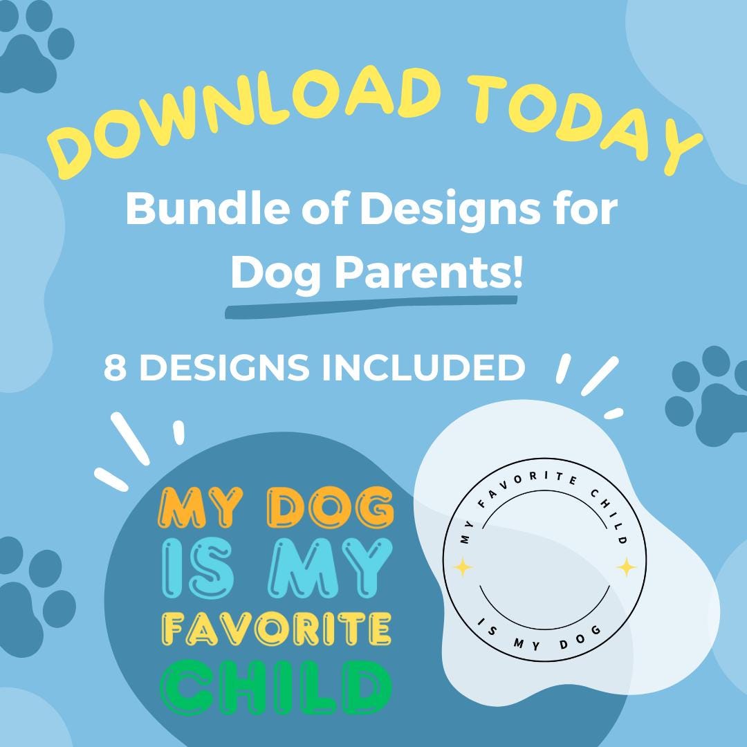 Designs for Dog Parents - PNG Files for Cricut and More - Etsy
