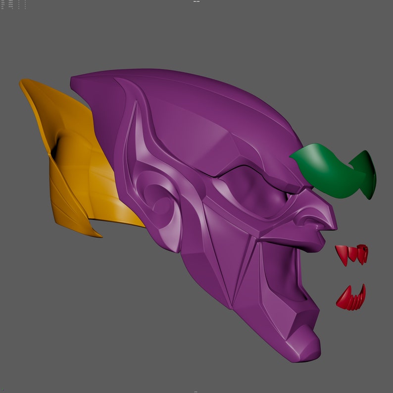 Green Goblin Inspired Mask - Download STL (UPDATED) - Etsy