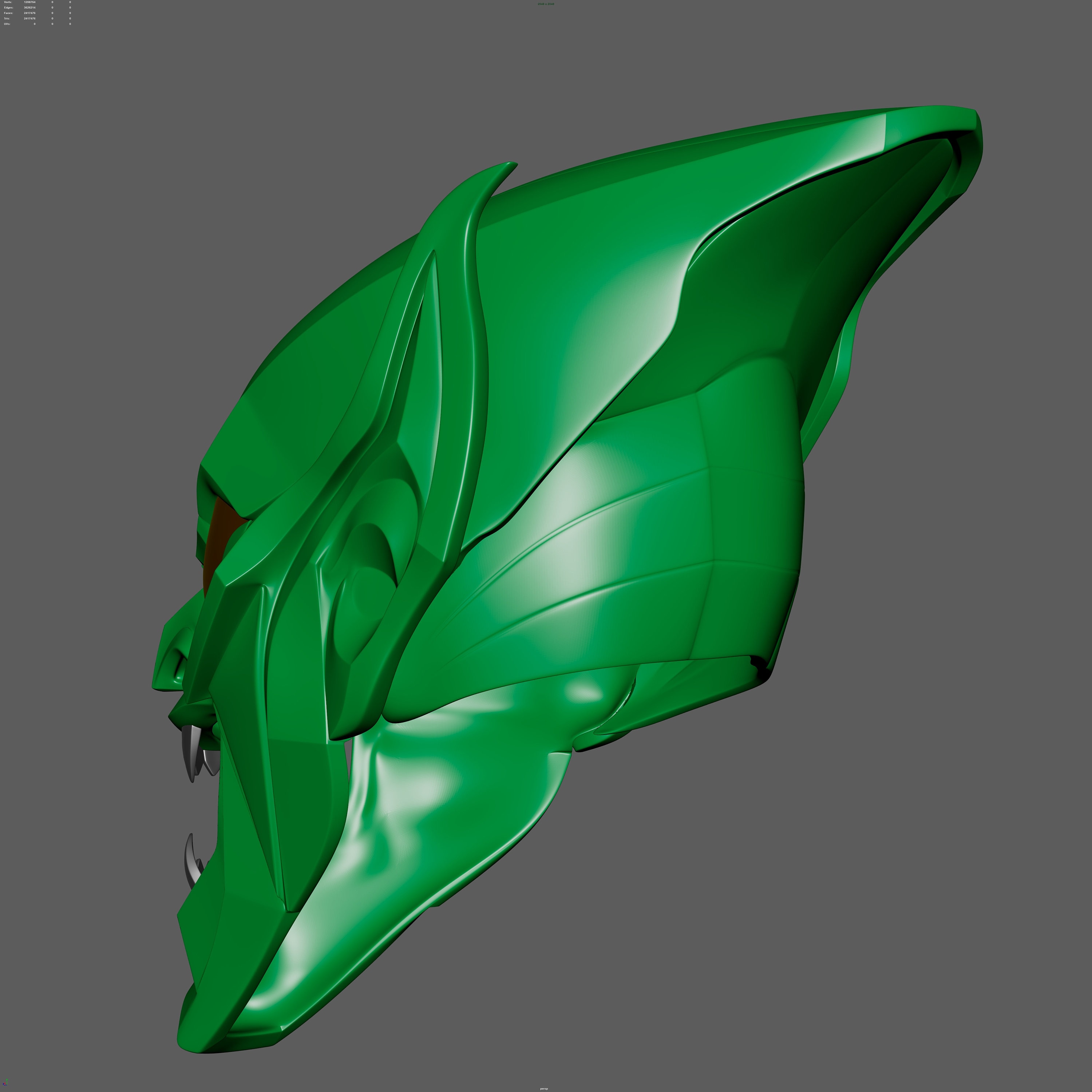 Green Goblin Inspired Mask - Download STL (UPDATED) - Etsy