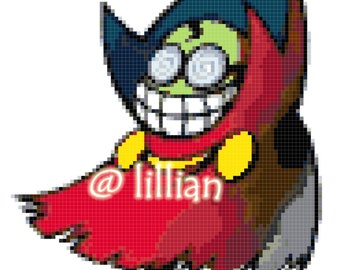 PDF Super MARIO WARIO Counted Cross Stitch Pattern Chart - Etsy