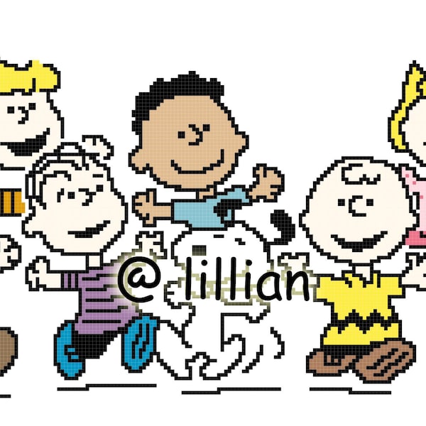 Peanuts Cross Stitch Pattern - Etsy