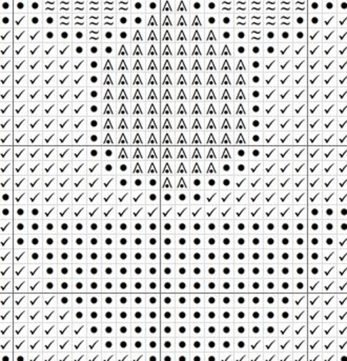Pdf PEPPA PIG Grosgrain Ribbon Counted Cross Stitch Pattern Chart ...