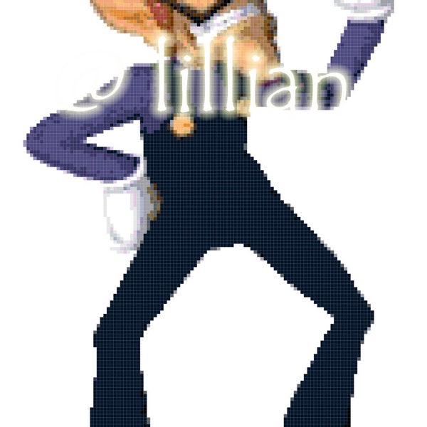 Waluigi on Cross - Etsy