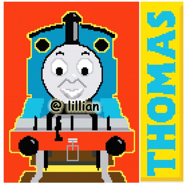 Thomas the Train Quilt Pattern - Etsy