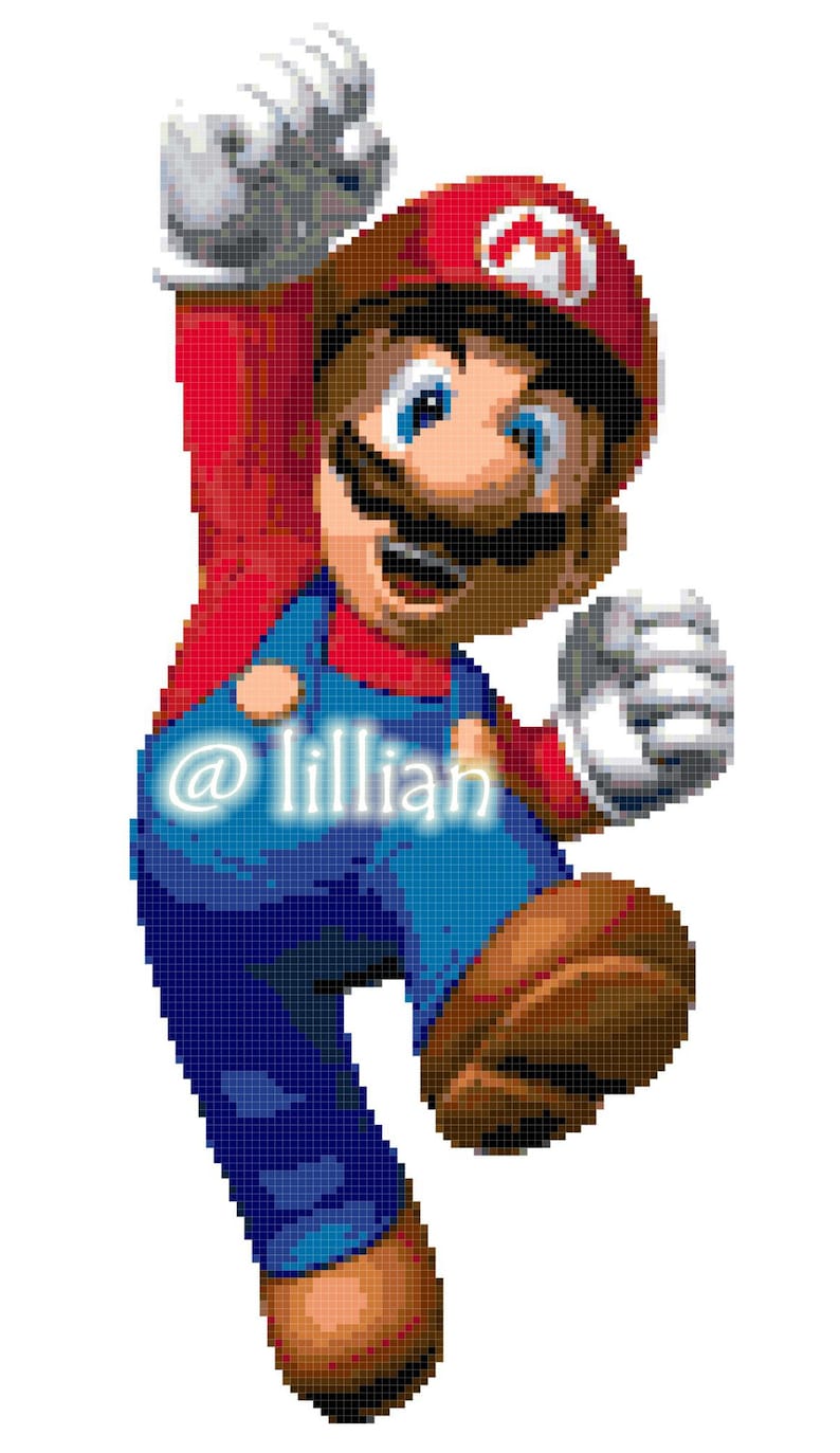 PDF 35 Sets SUPER MARIO Luigi Toad Yoshi Wario Waluigi Kirby Luna ...