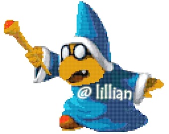 PDF Super MARIO WARIO Counted Cross Stitch Pattern Chart - Etsy