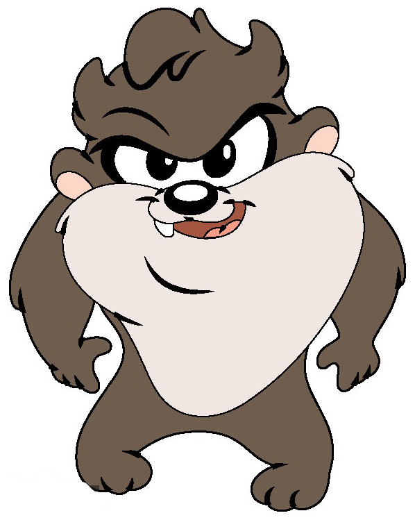 PDF Baby TAZ Counted Cross Stitch Pattern Chart - Etsy