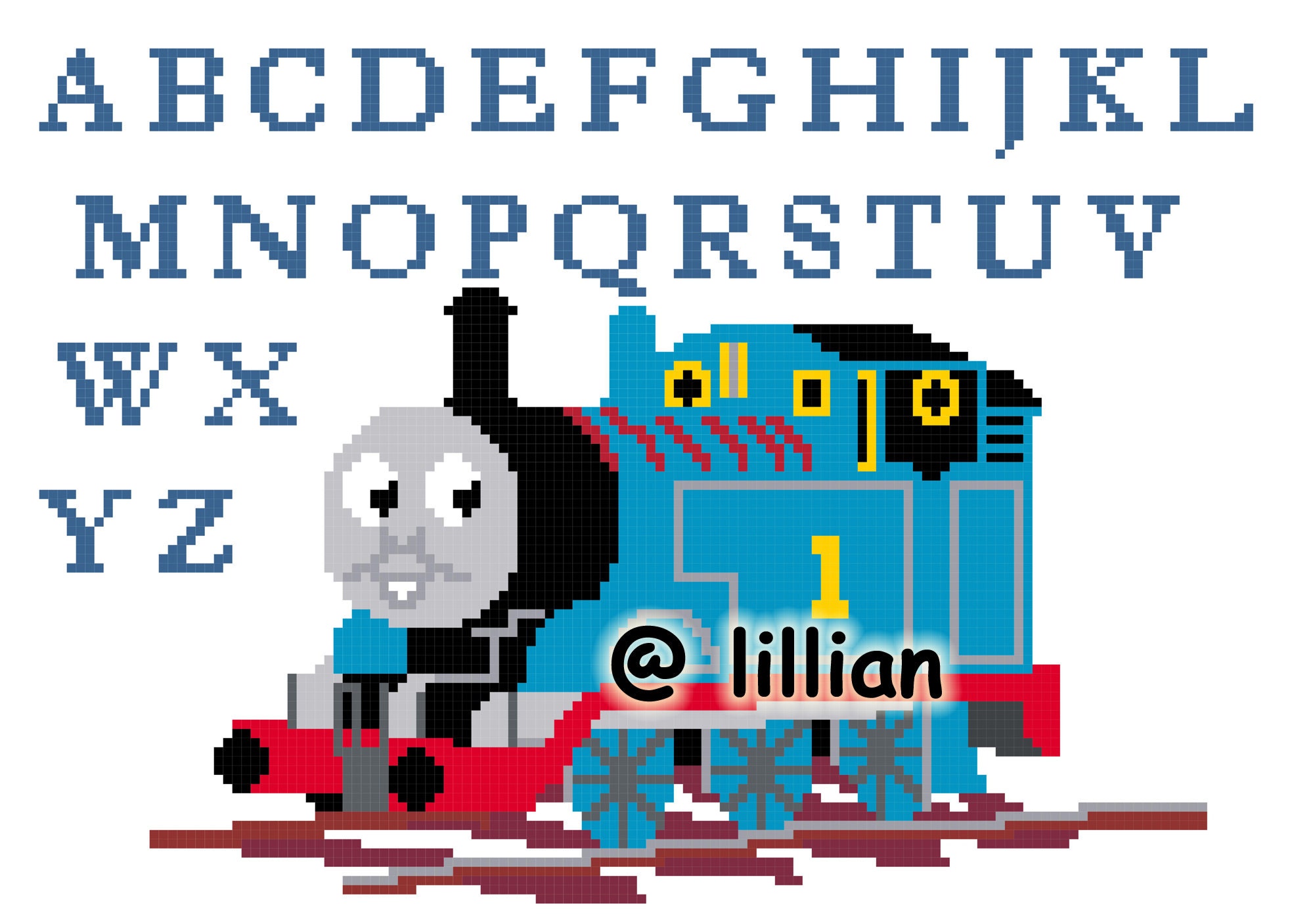 PDF Thomas the Tank ENGINE Alphabet Alphabets Alphabetical ABC Sampler ...