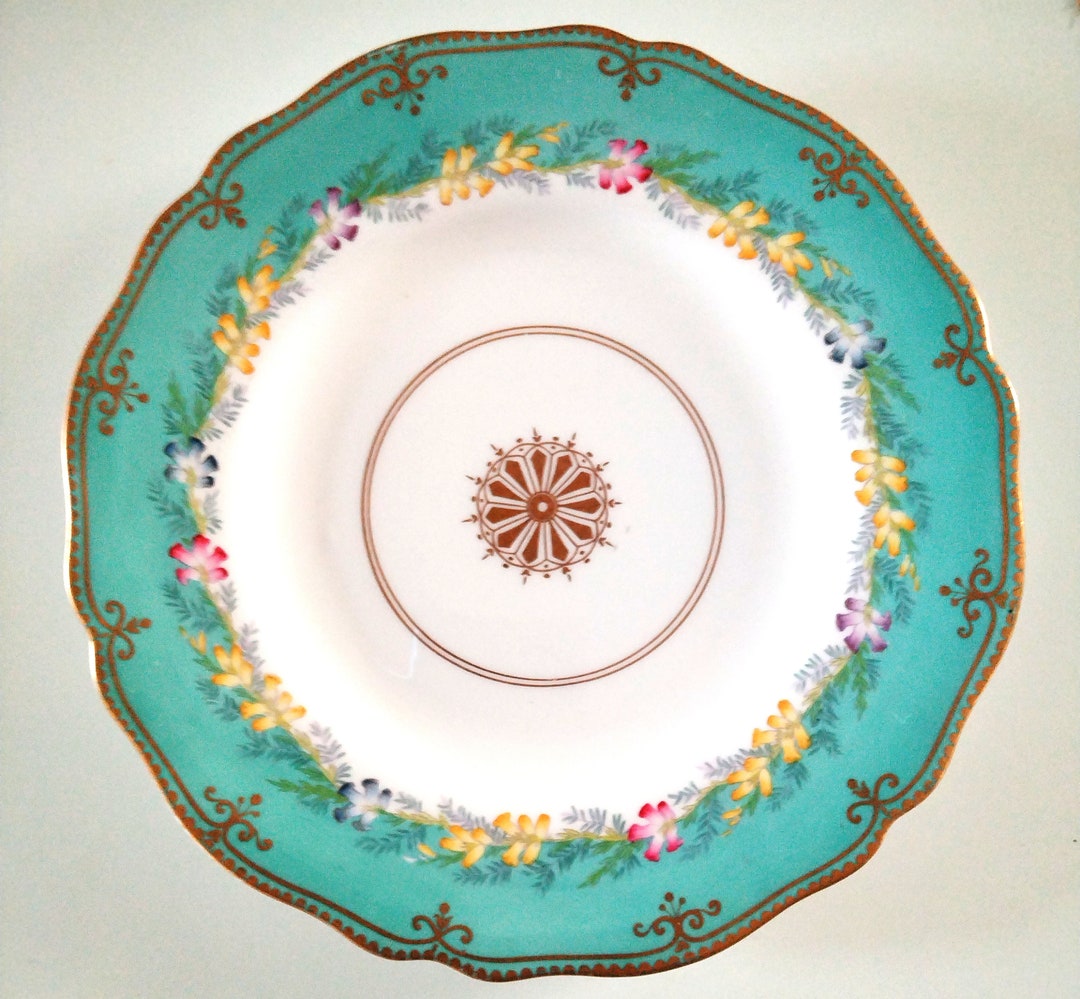 Antique C19th Copeland Spode Porcelain Plate Handpainted With - Etsy