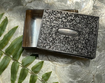 Japanese Silver Box - Etsy
